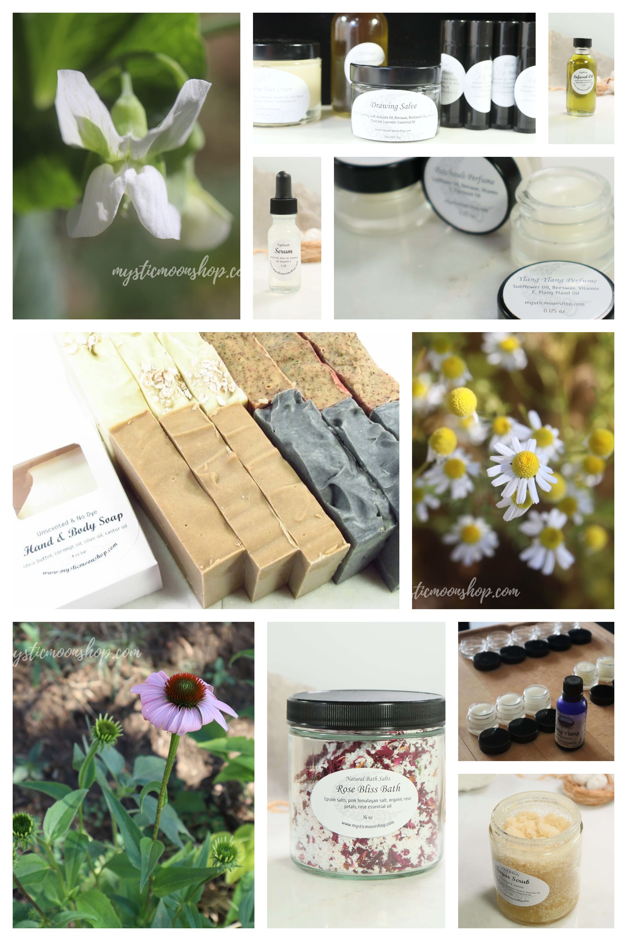 Handmade Piercing Jewelry, Natural Soaps, Organic Bath Products